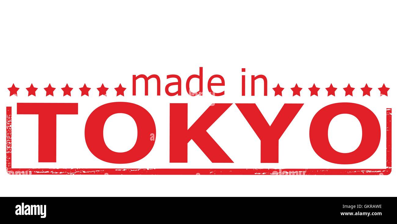 Tokyo red Stock Vector Images - Alamy