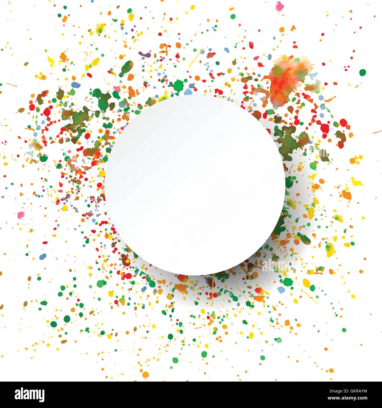 Abstract artistic Background with watercolor splash Stock Vector Image ...