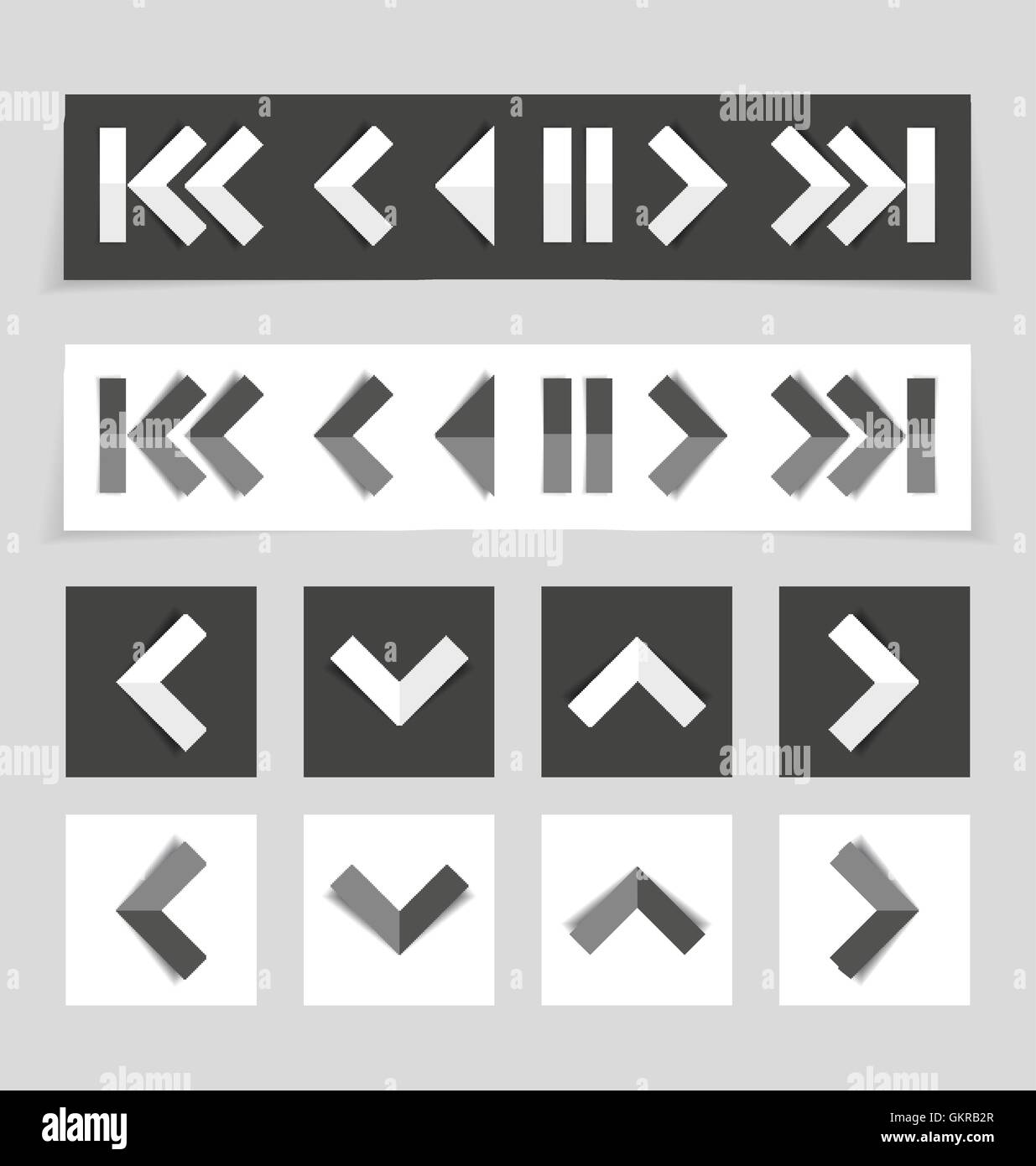 Digital ui arrow hi-res stock photography and images - Alamy