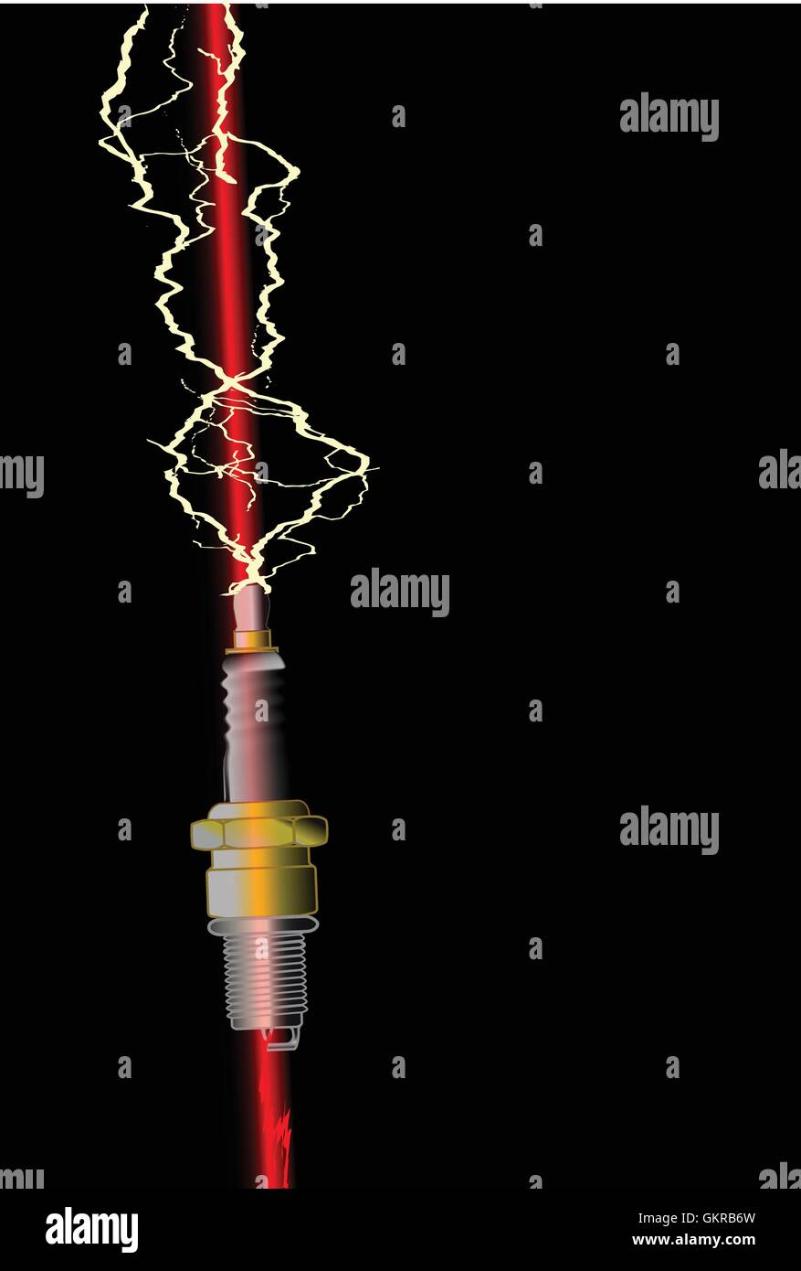 Spark plug drawing hi-res stock photography and images - Alamy