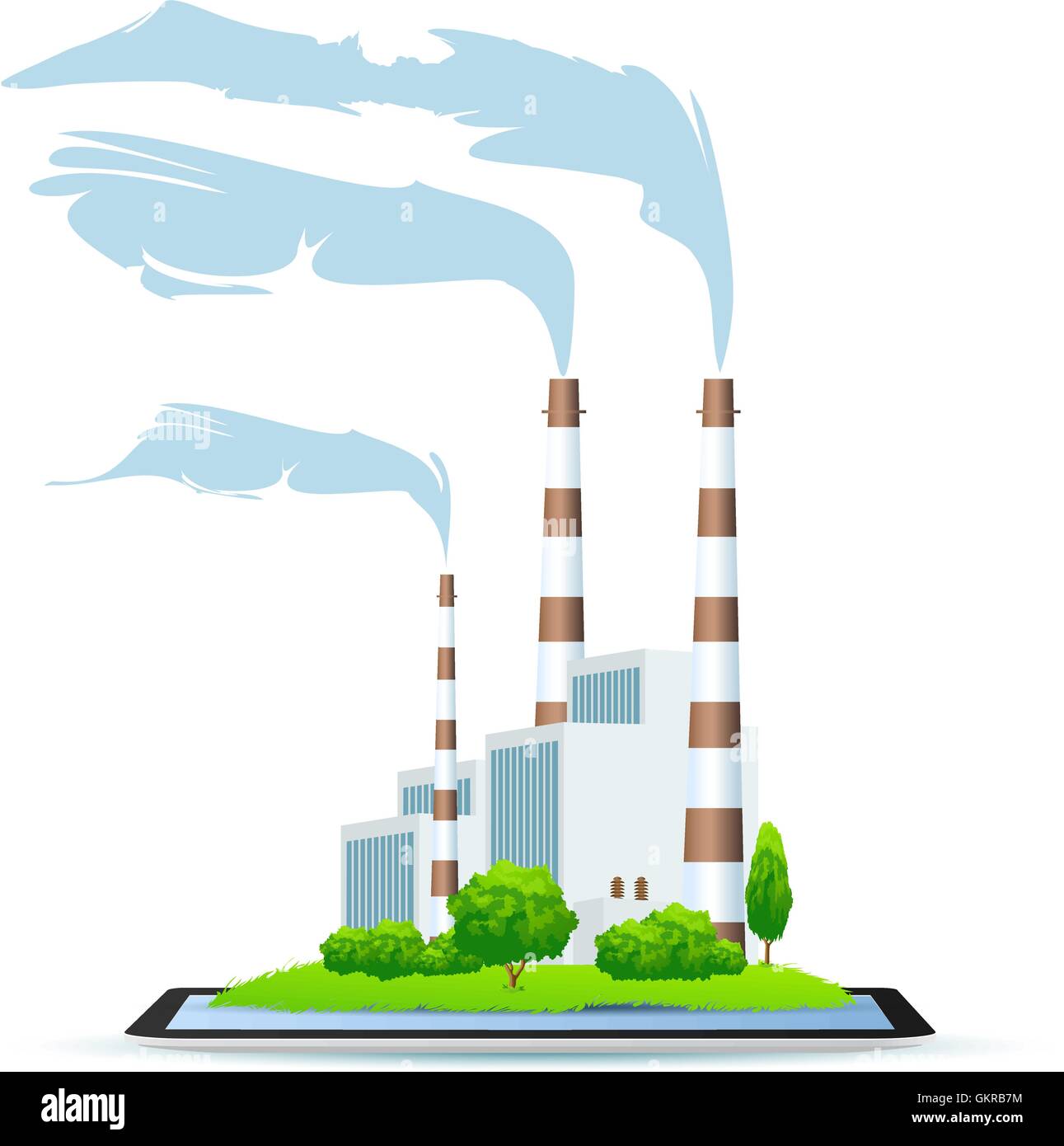 Power Plant Icon Stock Vector Image & Art - Alamy
