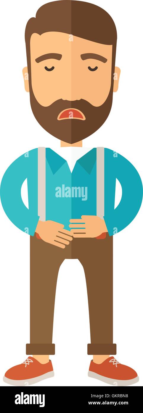 Stomach pain anatomy medical Stock Vector Images - Alamy