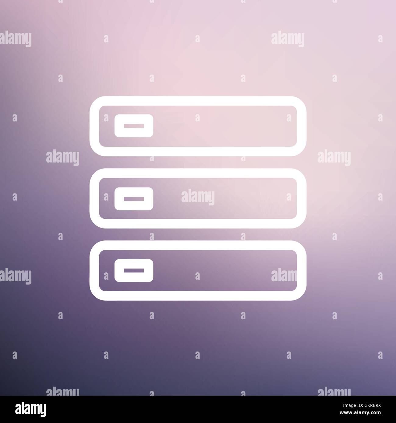 Server icon Stock Vector Images - Alamy