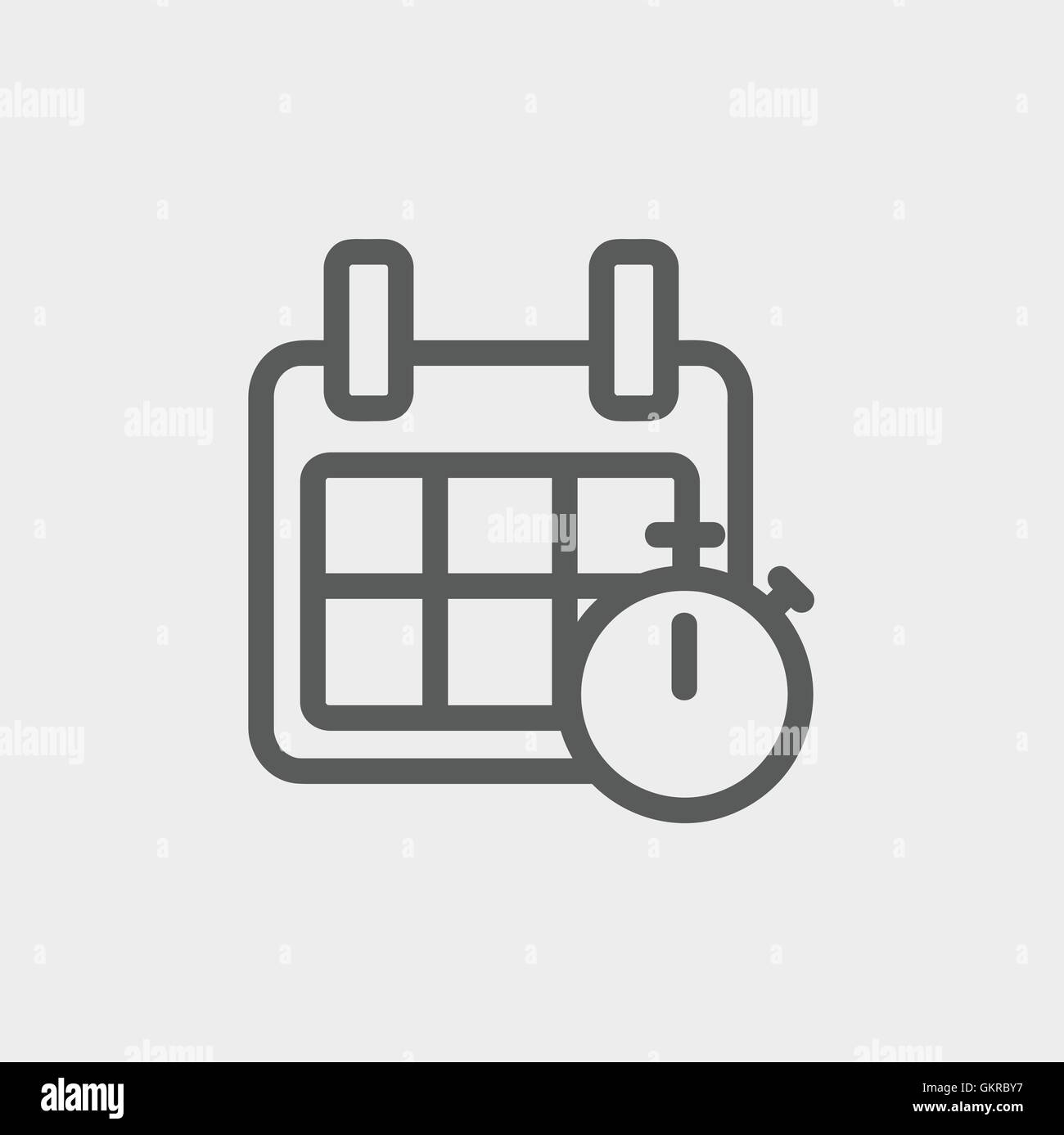 Electronic stopwatch vector flat Stock Vector Images - Alamy