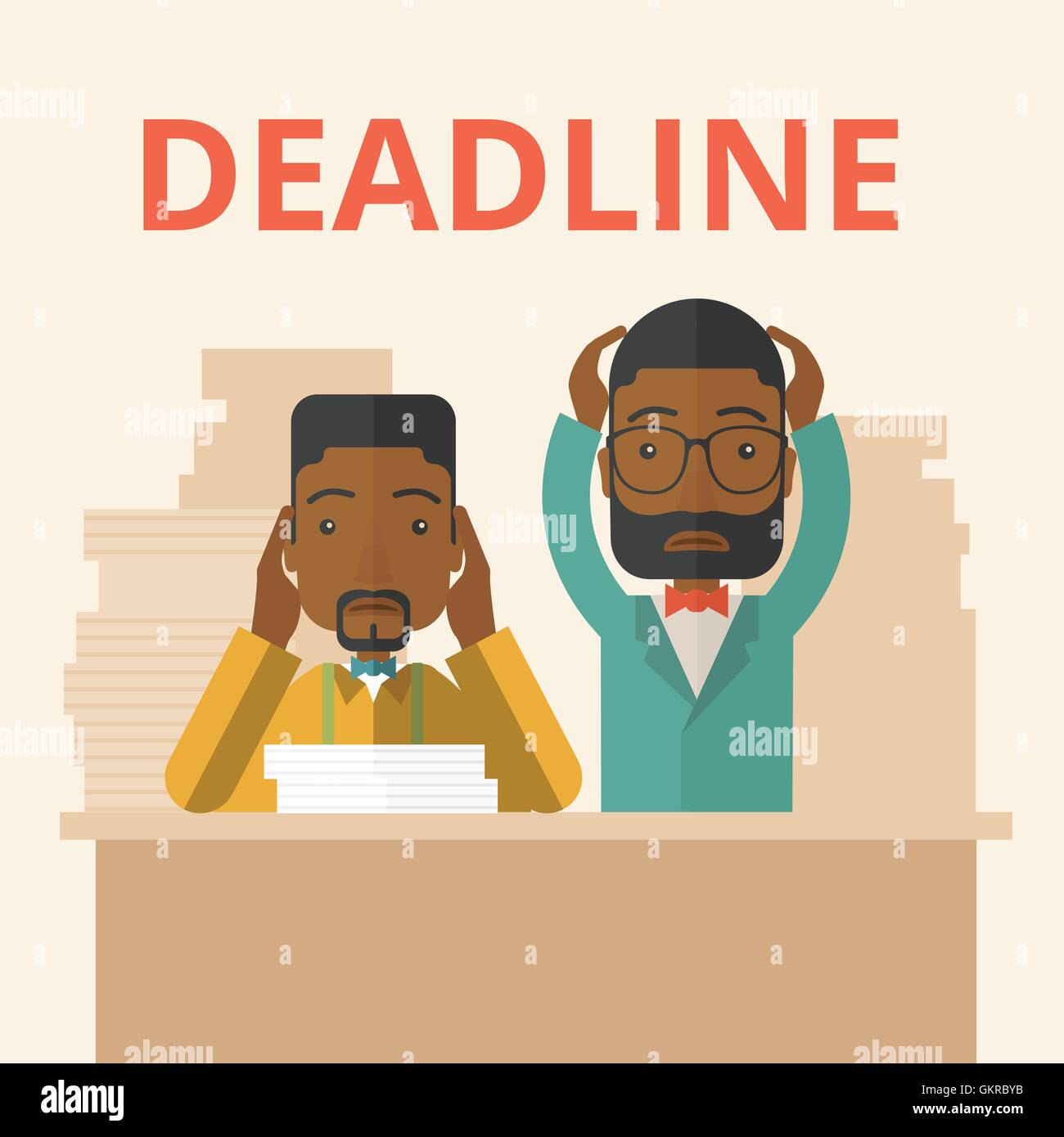 Male african american business Stock Vector Images - Alamy