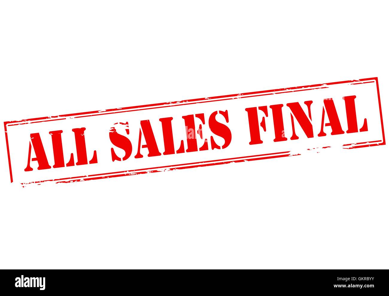 All sales final Stock Vector Image & Art - Alamy