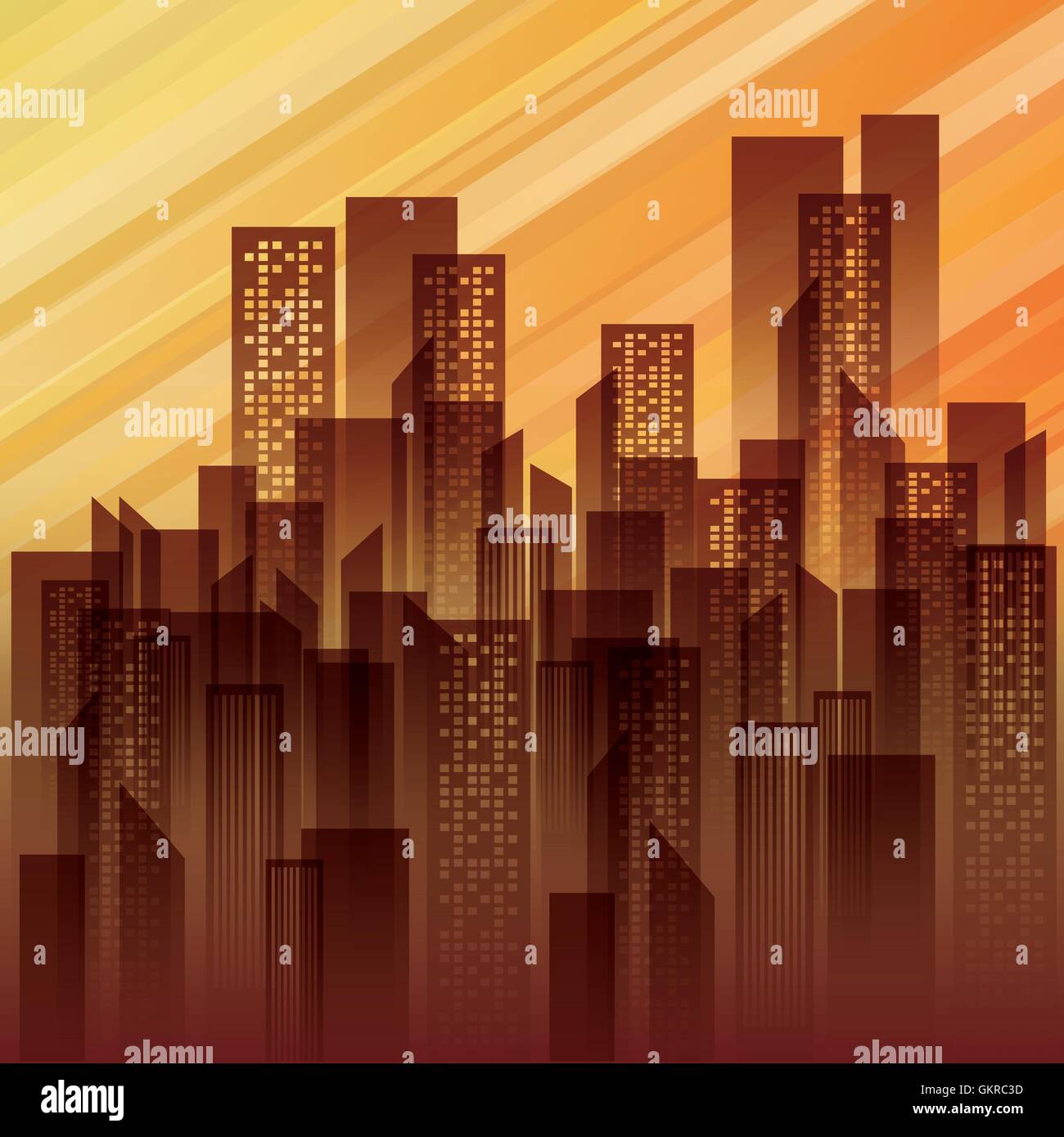 City design. Urban illustration. Buildings concept Stock Vector Image ...