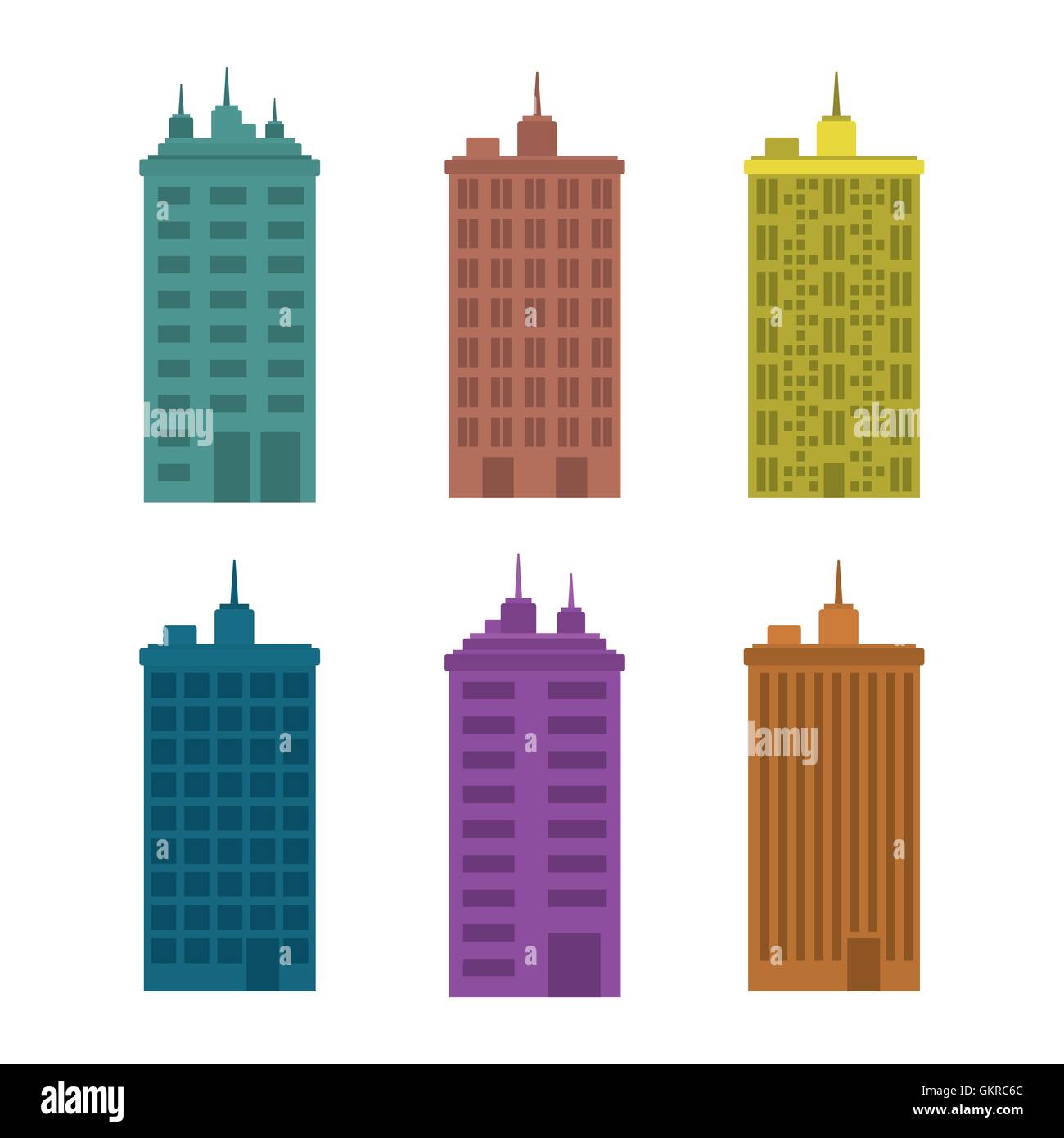 City design. Urban illustration. Buildings concept Stock Vector Image ...