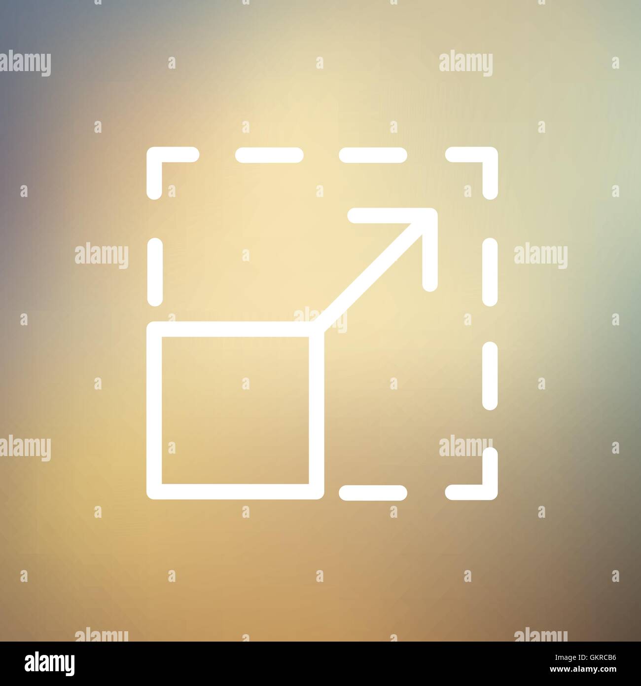 Cellphone code thin line icon Stock Vector Image & Art - Alamy