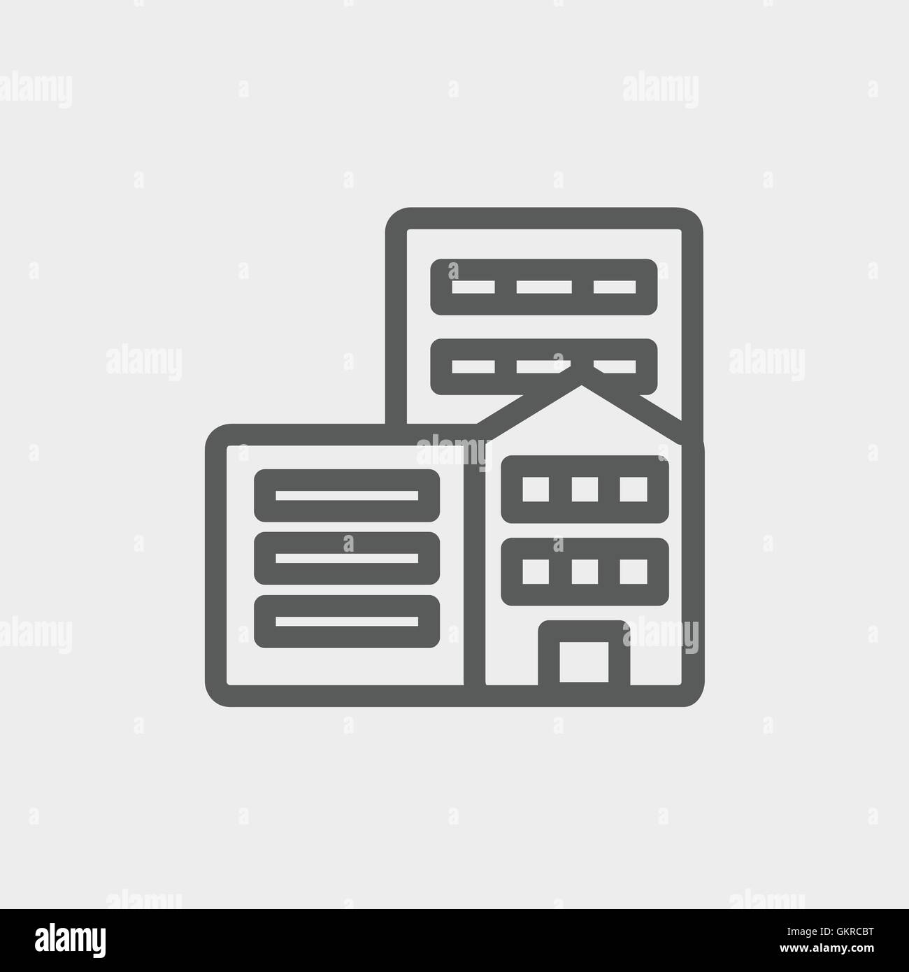 Center line road Stock Vector Images - Alamy