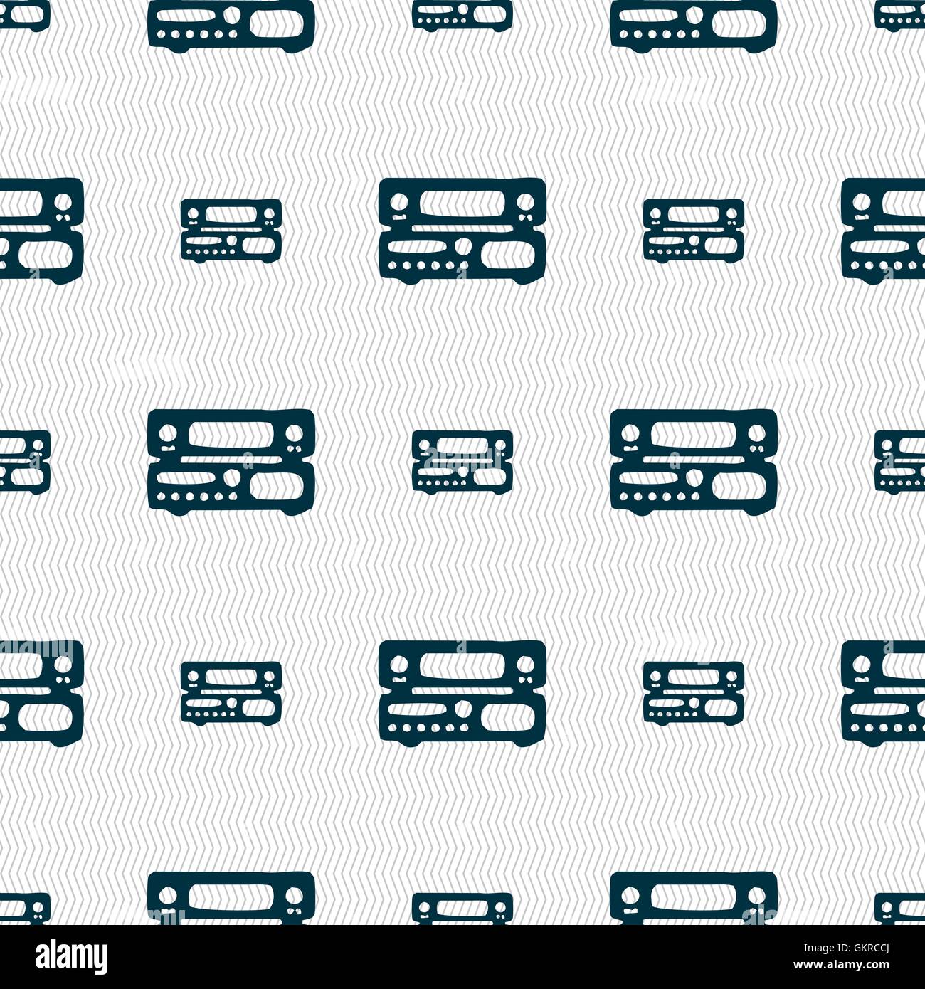 Tuner amp receiver stereo Stock Vector Images - Alamy