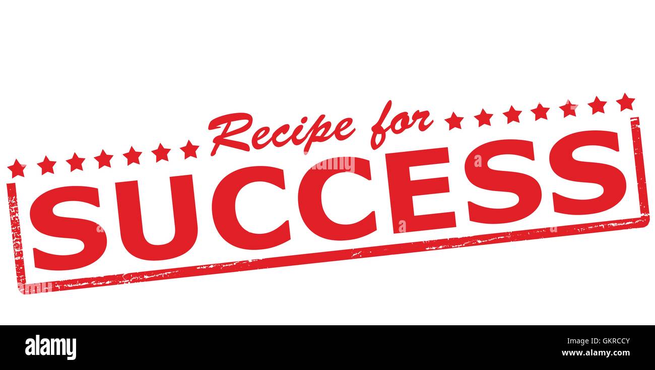 Recipe for success Stock Vector Image & Art - Alamy