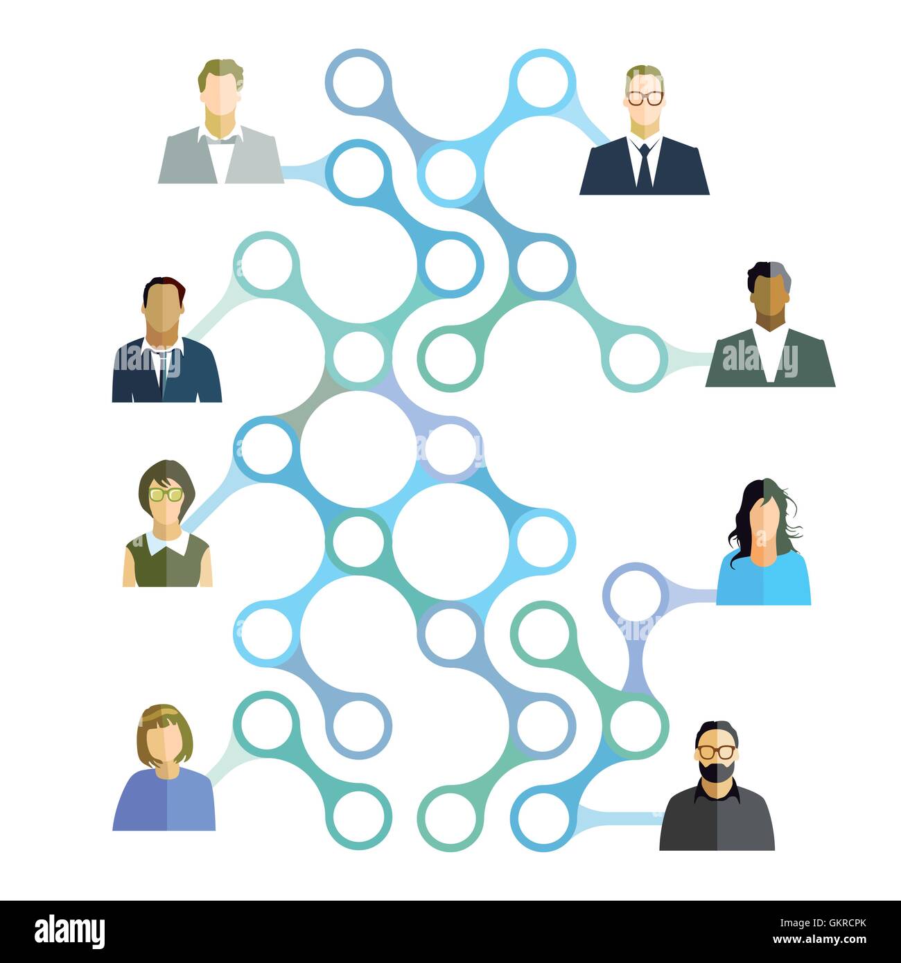 Teamwork office Stock Vector Images - Alamy