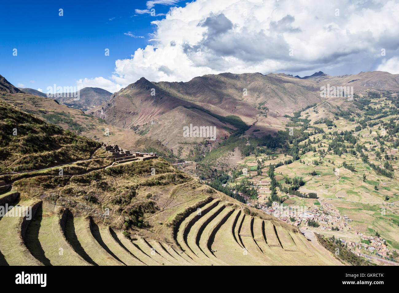 ingenious use of space by creating terraces down a steep mountain and ...