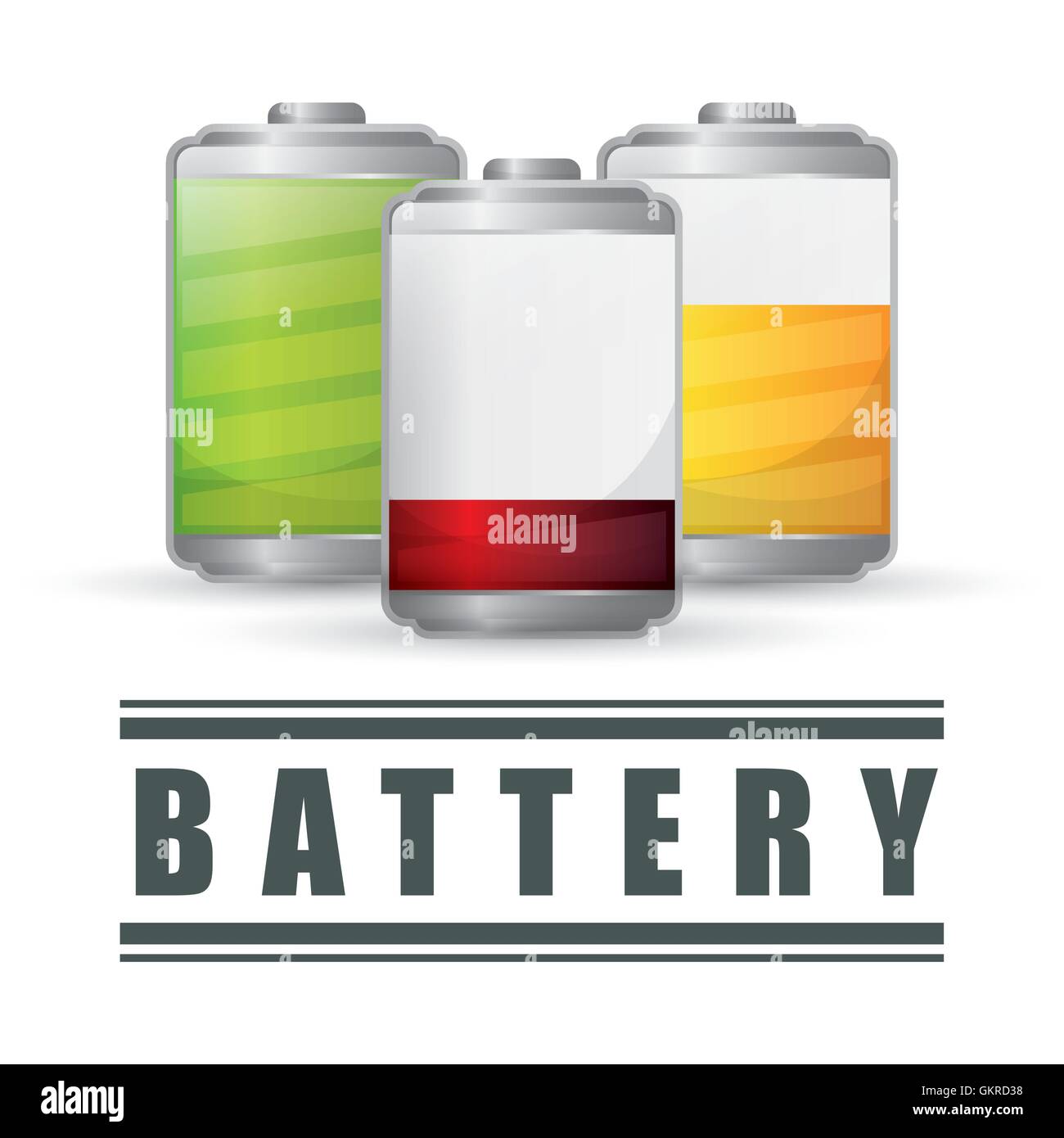Battery design, energy and power concept, editable vector Stock Vector ...