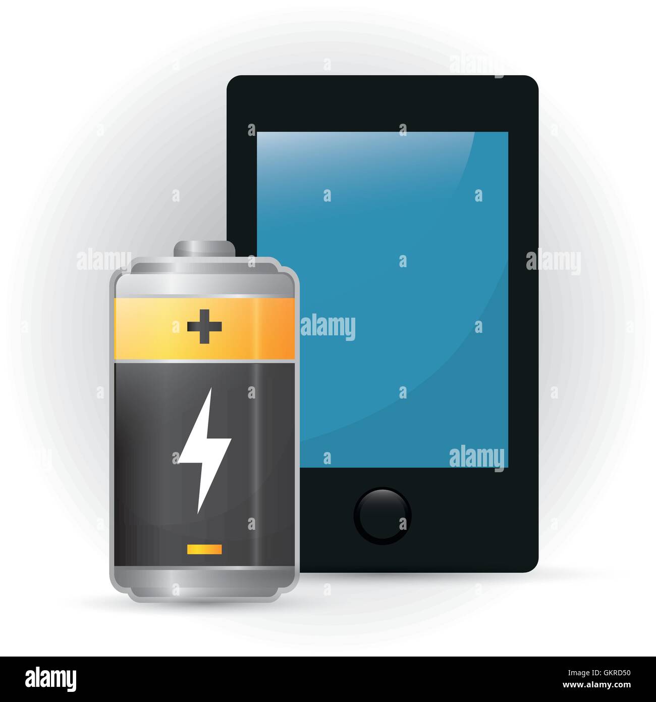Battery design, energy and power concept, editable vector Stock Vector ...