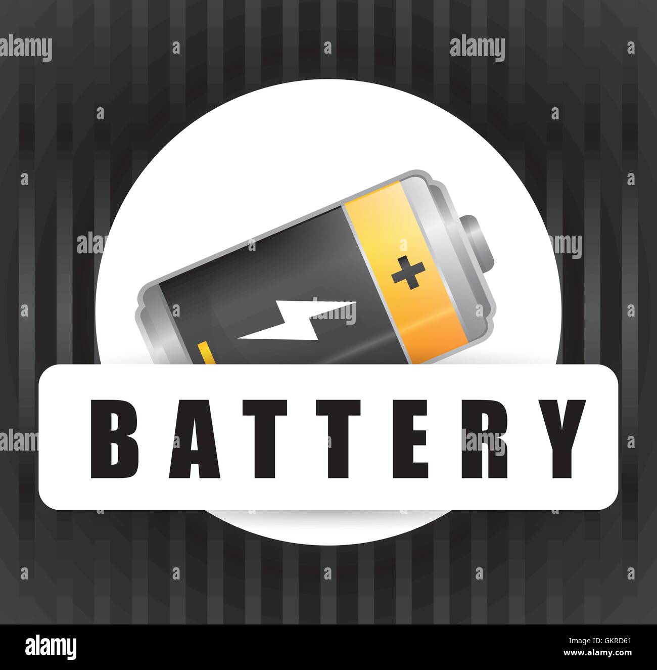 Battery design, energy and power concept, editable vector Stock Vector ...