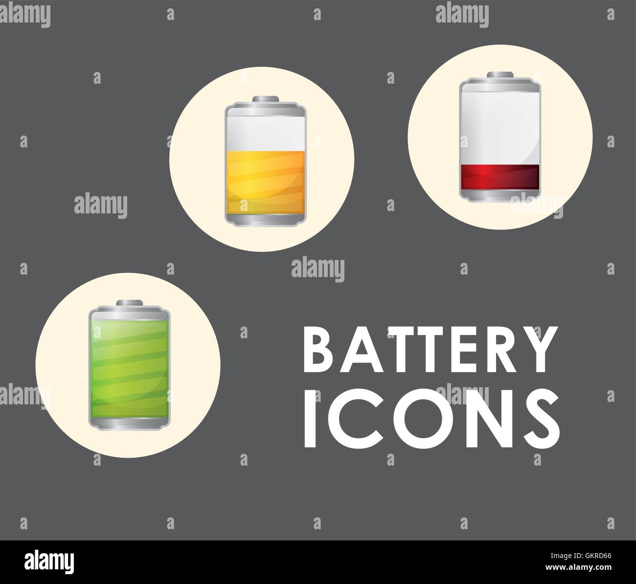 Battery design, energy and power concept, editable vector Stock Vector ...