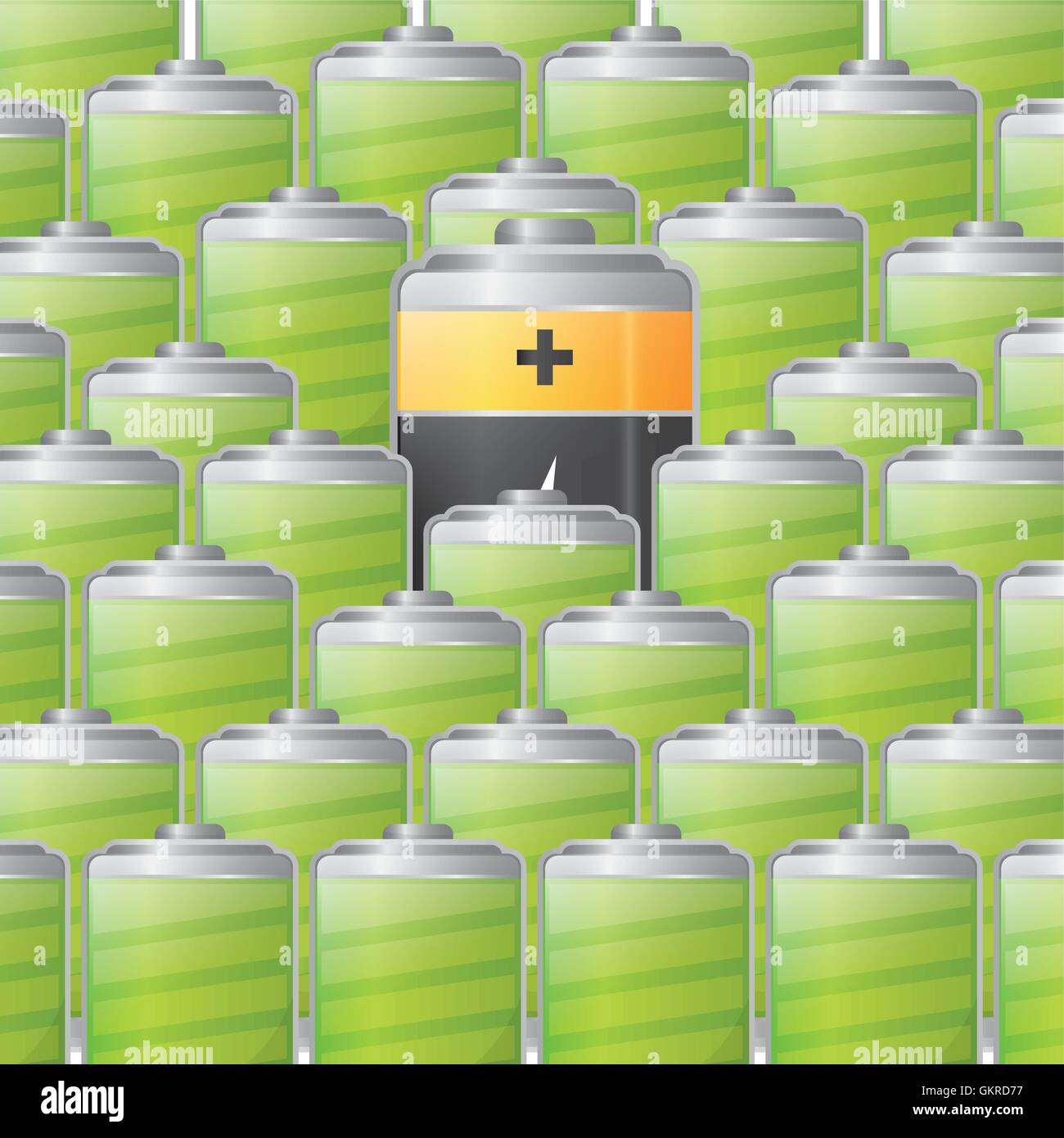 Battery design, energy and power concept, editable vector Stock Vector ...