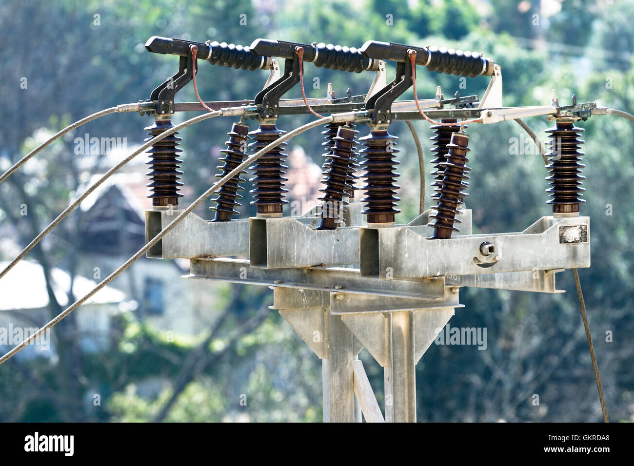 Power Line Light Pole High Resolution Stock Photography and Images - Alamy