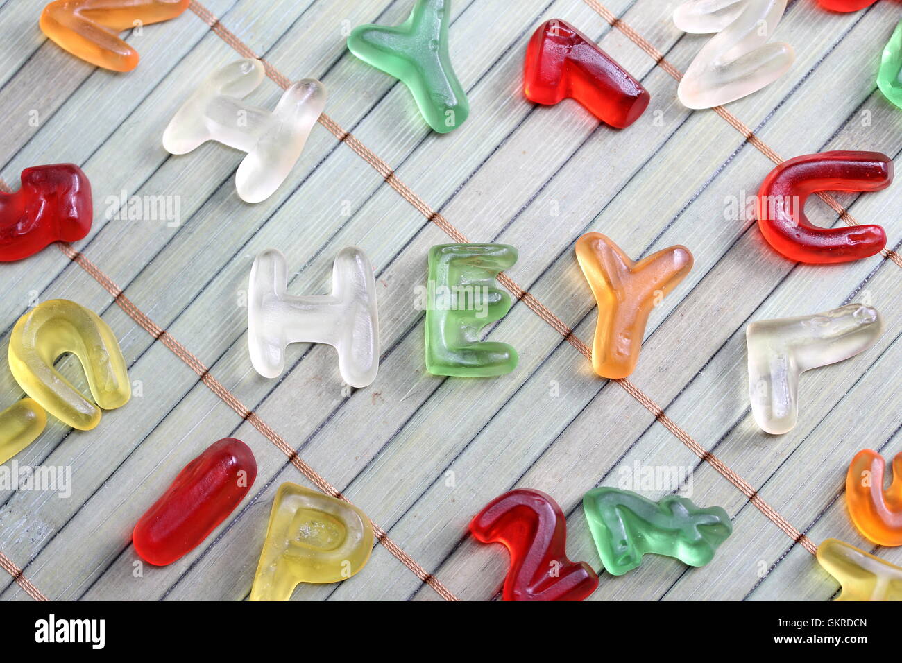 Hey symbol hi-res stock photography and images - Alamy