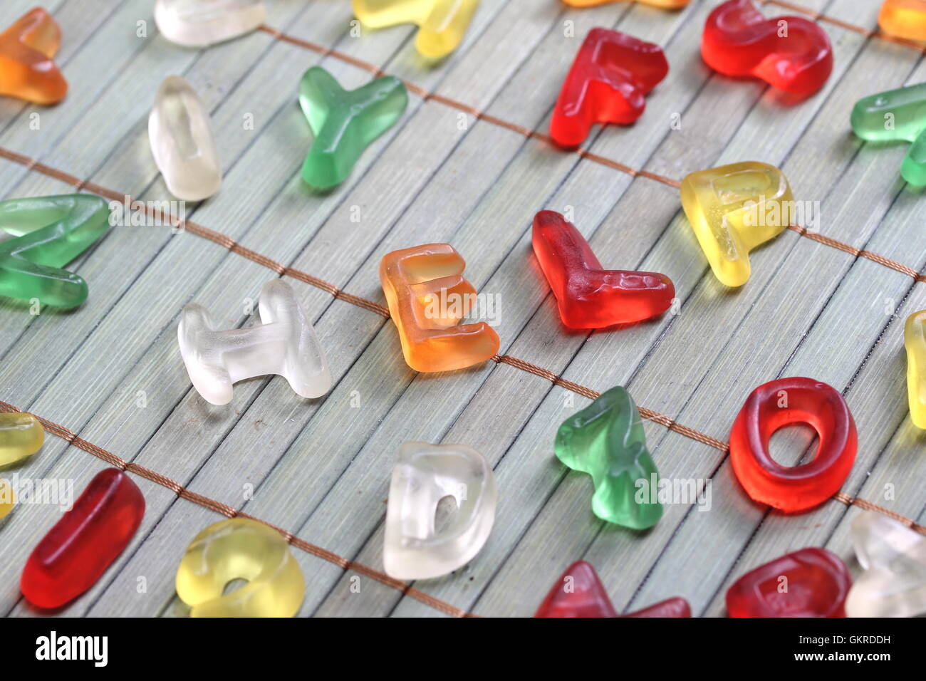sweet letters help Stock Photo - Alamy