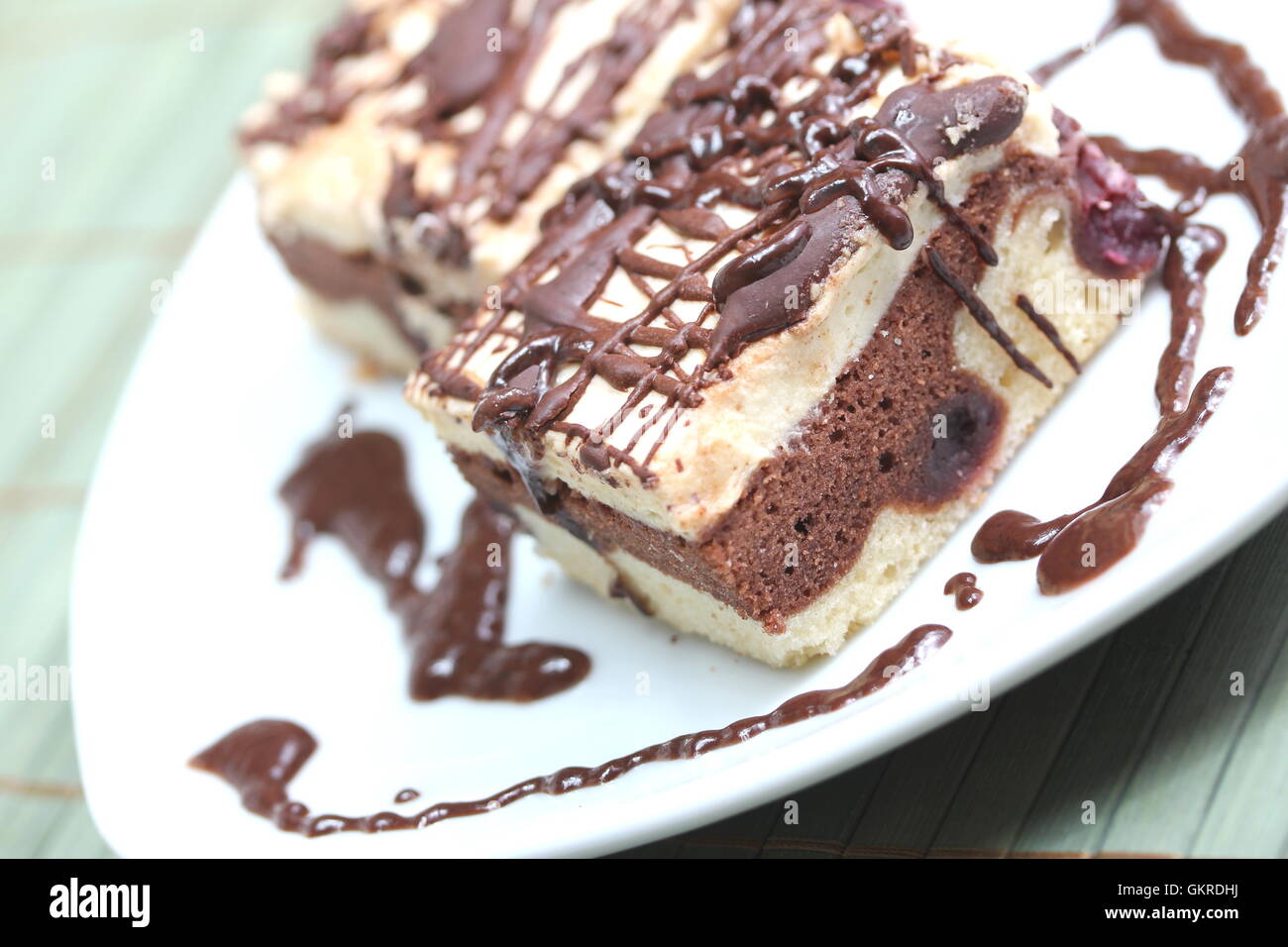danube wave cake Stock Photo - Alamy