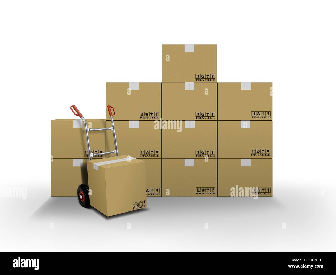 Delivery boxes hi-res stock photography and images - Alamy
