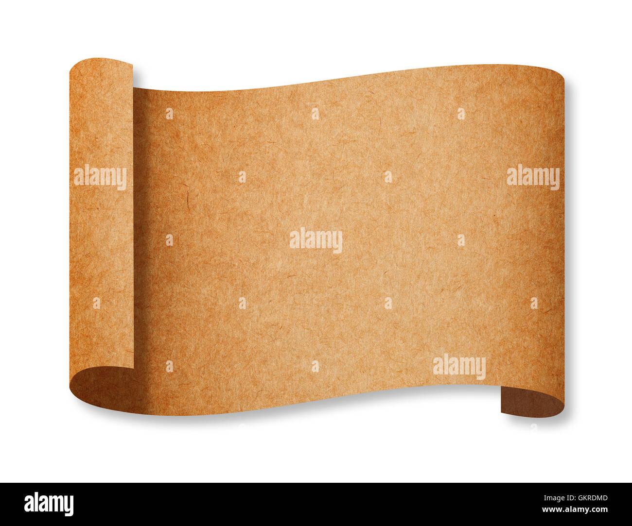 Classic Brown Recycle Paper Curl background Stock Photo - Alamy