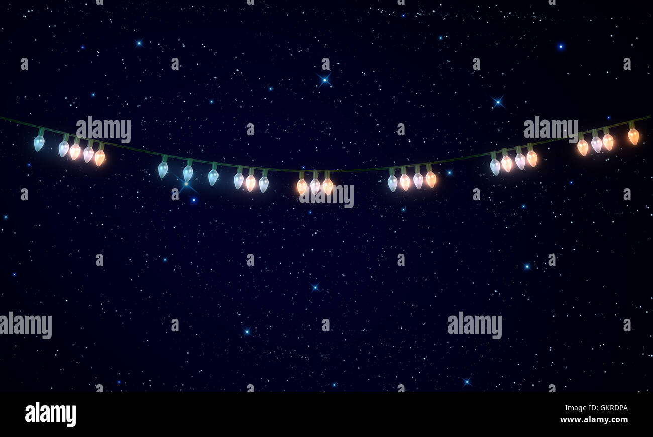 String of lights shapes hi-res stock photography and images - Alamy