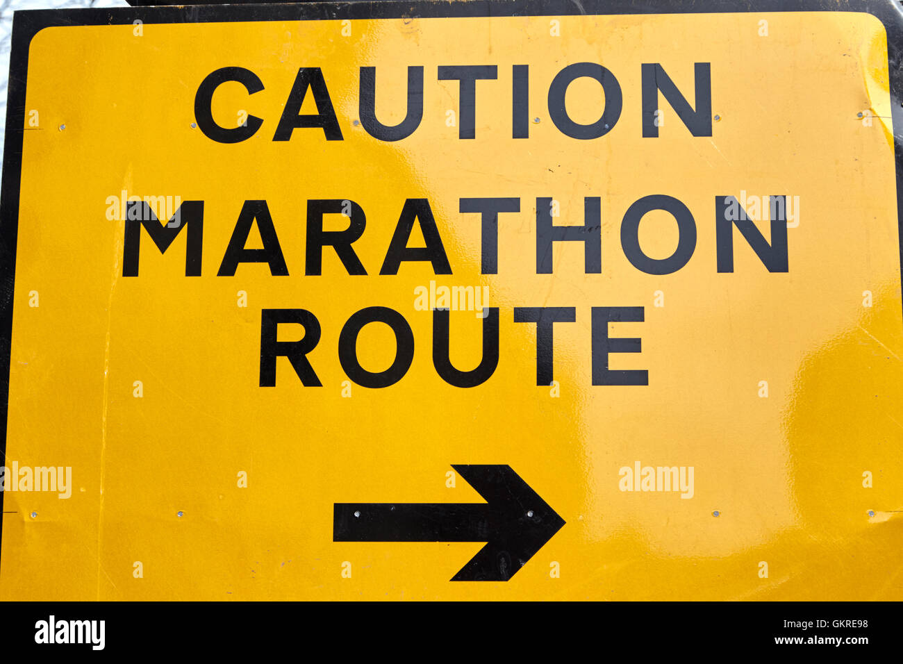 Diversion road signs hi-res stock photography and images - Alamy