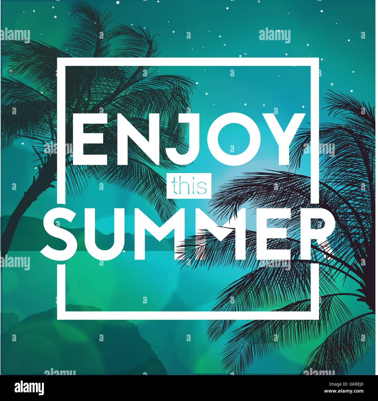 Summer time party poster design template Stock Vector Image & Art - Alamy