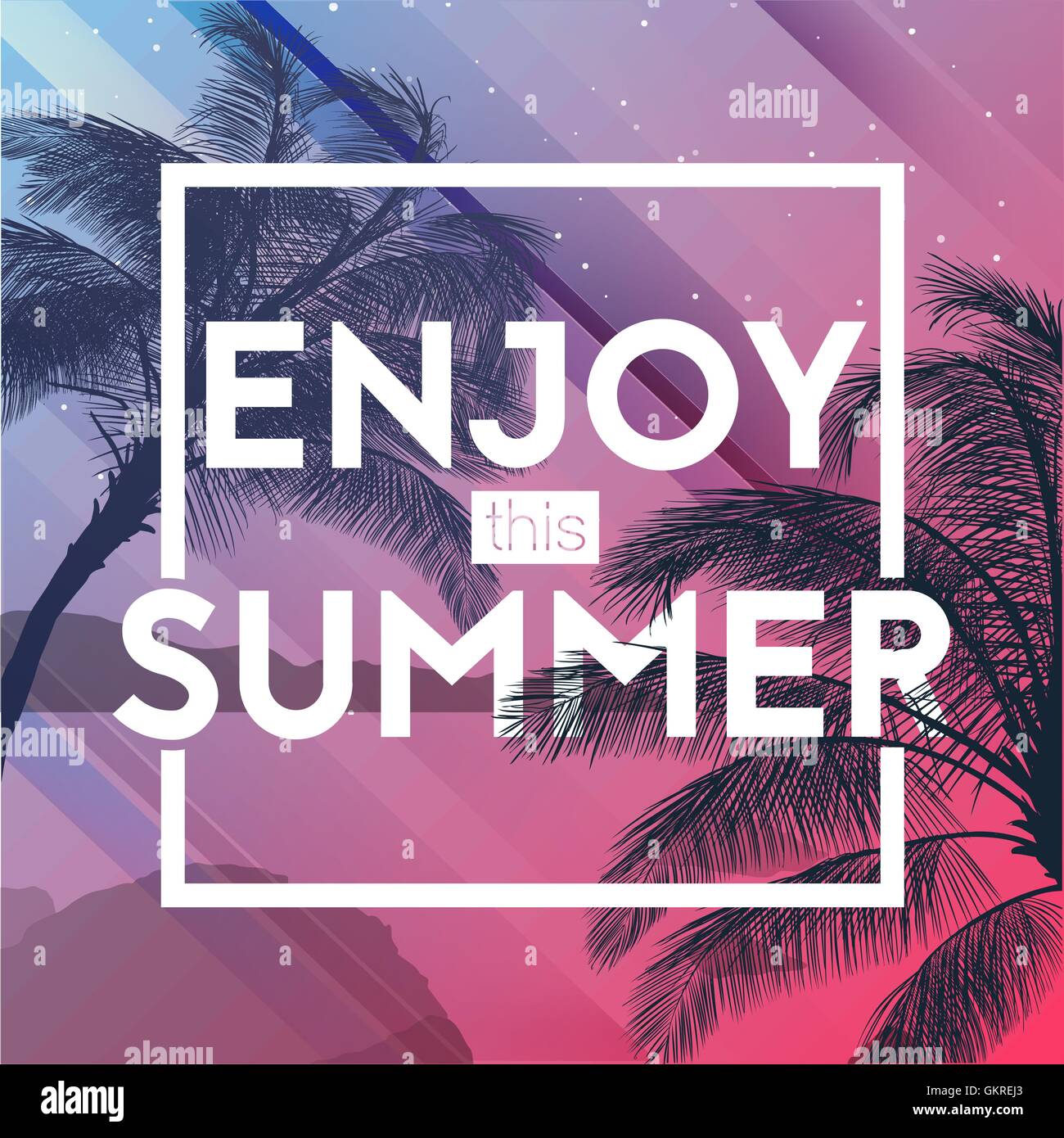 Summer time party poster design template Stock Vector Image & Art - Alamy