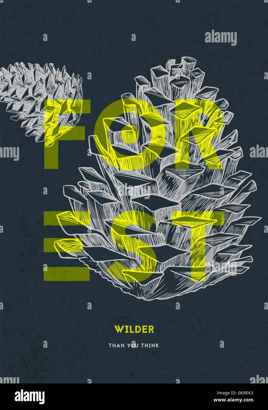 Forest Poster design template Stock Vector Image & Art - Alamy