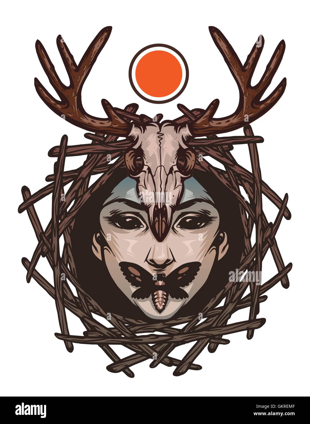 Evil emblem hi-res stock photography and images - Alamy