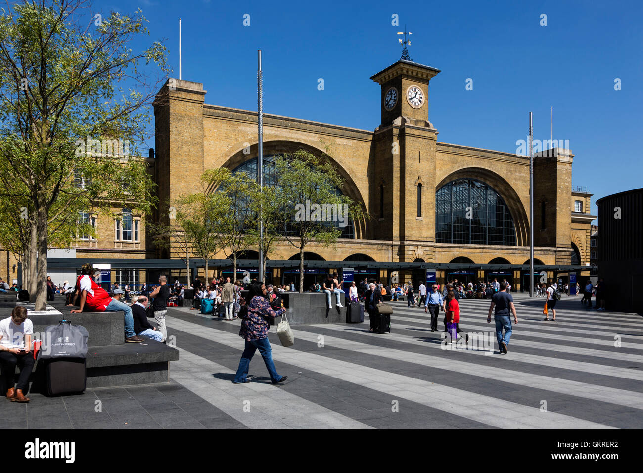King's Cross Square at King's Cross Station, London, England, United ...