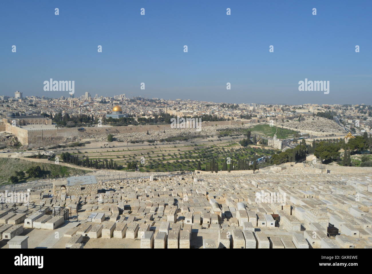 Dominus Flevit Church, Mount of Olives, Jerusalem, Israel Stock Photo ...