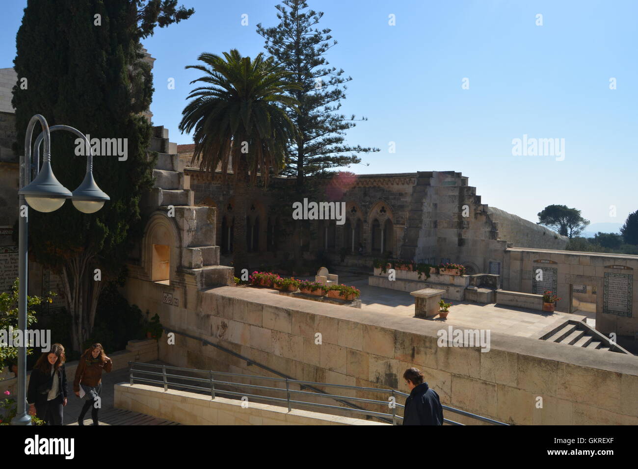 Church of the Pater Noster, Mount of Olives, Jerusalem, Israel Stock ...