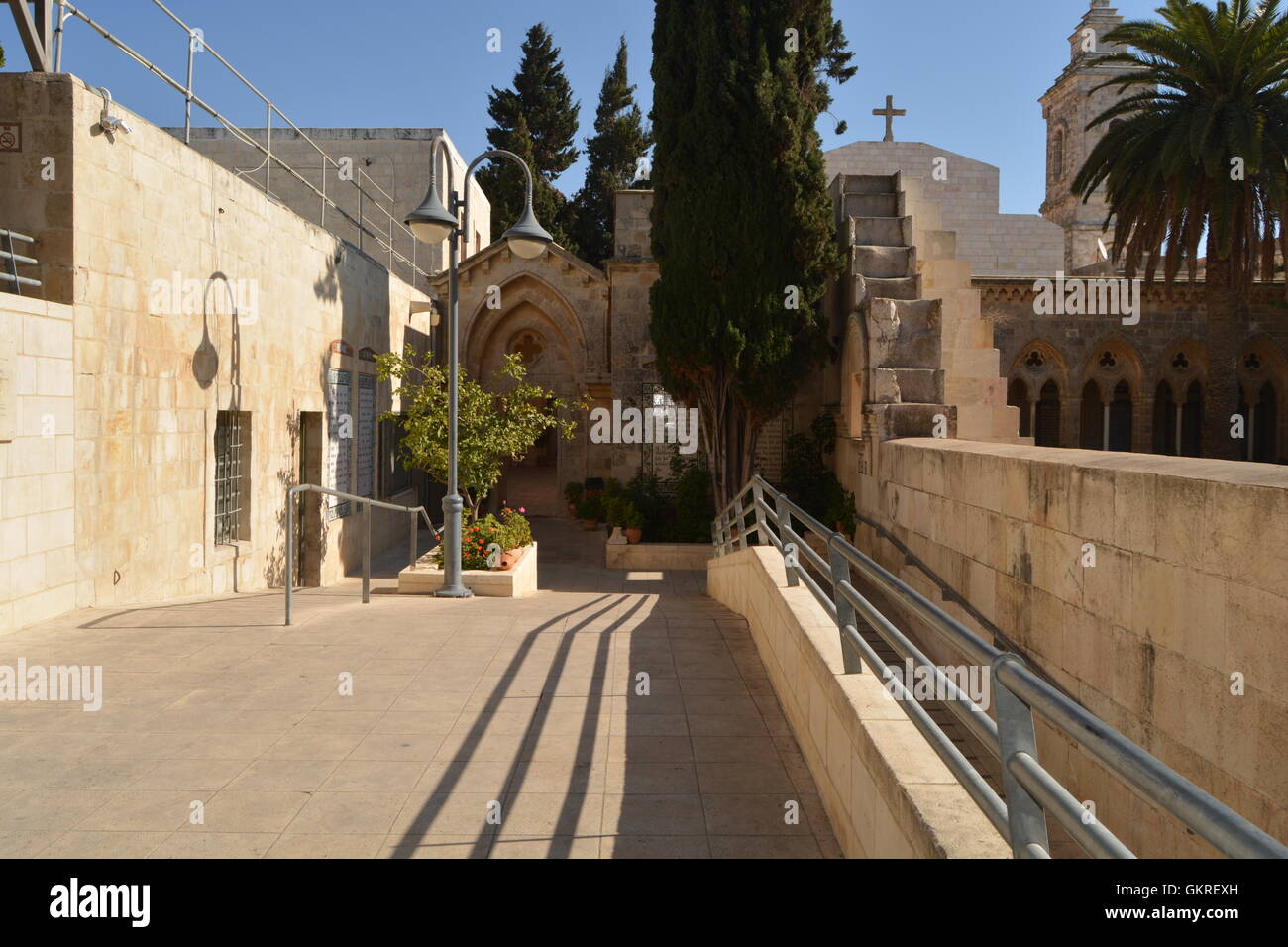 Church of the Pater Noster, Mount of Olives, Jerusalem, Israel Stock ...