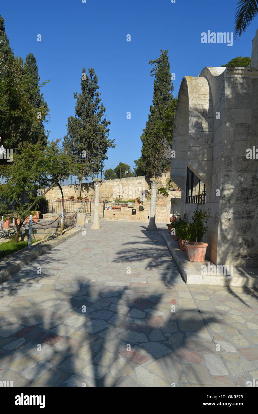 Dominus Flevit Church, Mount of Olives, Jerusalem, Israel Stock Photo ...