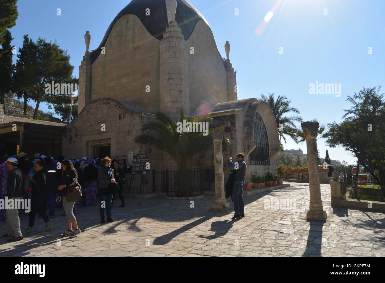 Dominus Flevit Church, Mount of Olives, Jerusalem, Israel Stock Photo ...