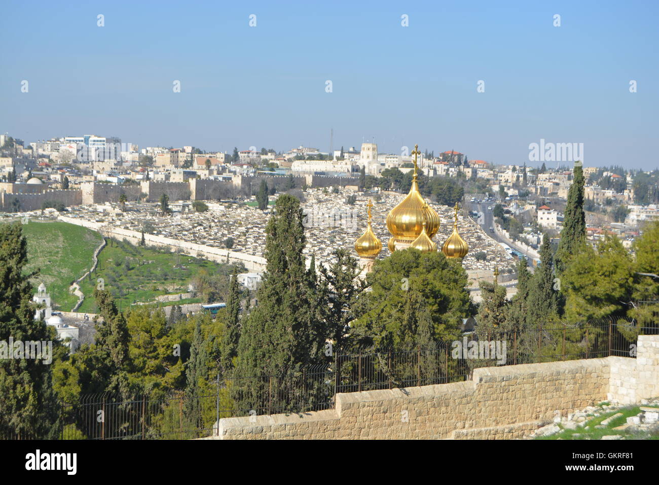 Dominus Flevit Church, Mount of Olives, Jerusalem, Israel Stock Photo ...