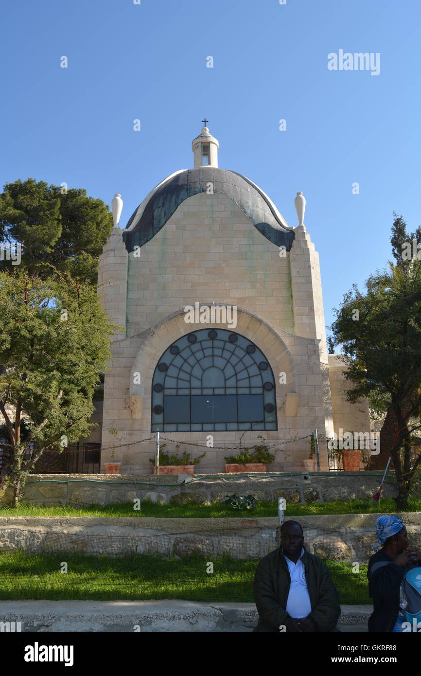 Dominus Flevit Church, Mount of Olives, Jerusalem, Israel Stock Photo ...