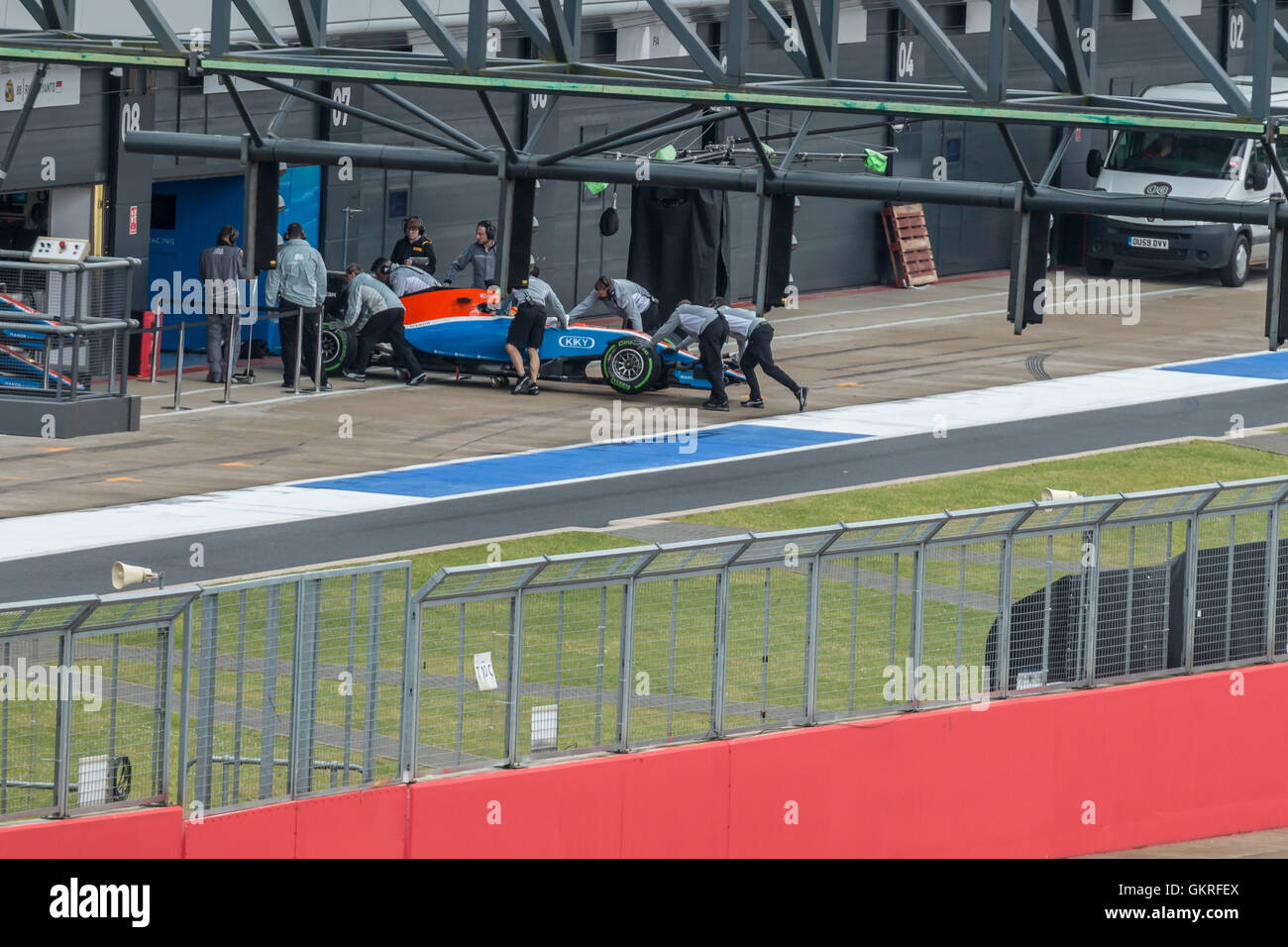 F1 mid season testing at Silverstone, July 2016 Stock Photo - Alamy