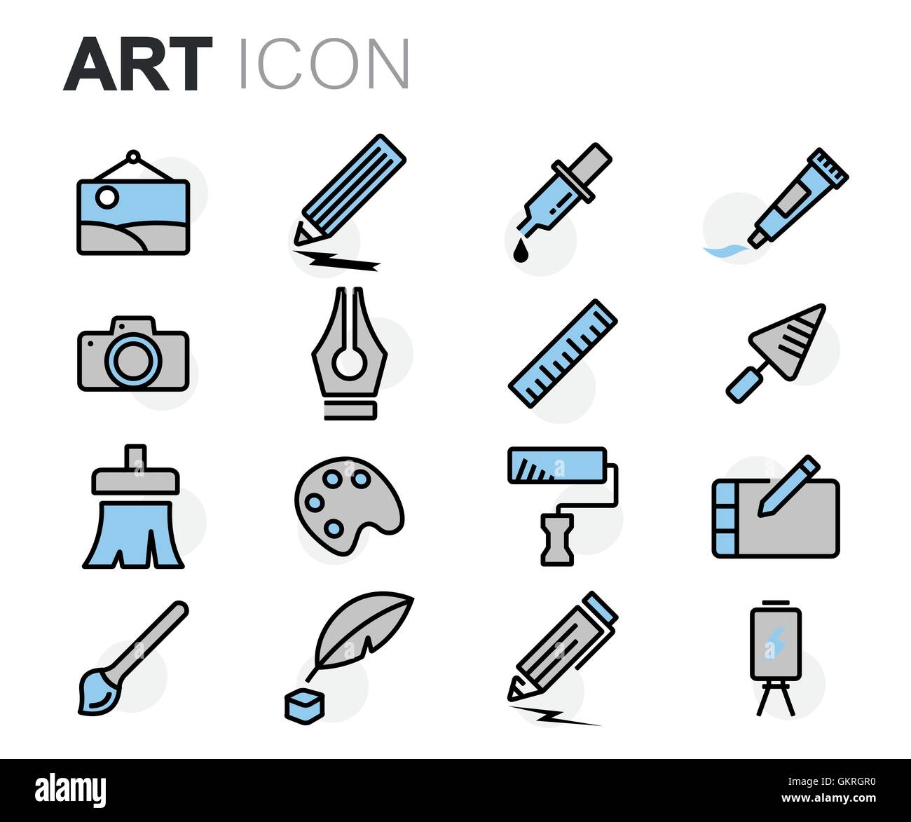 Line art icons Cut Out Stock Images & Pictures - Alamy