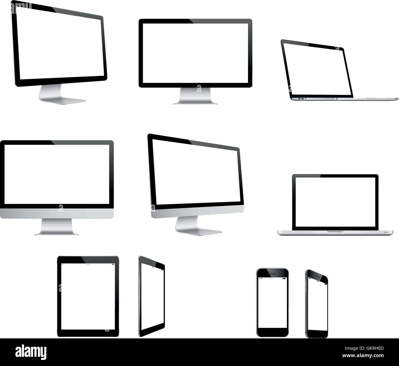 collection of electronic devices Stock Vector Image & Art - Alamy