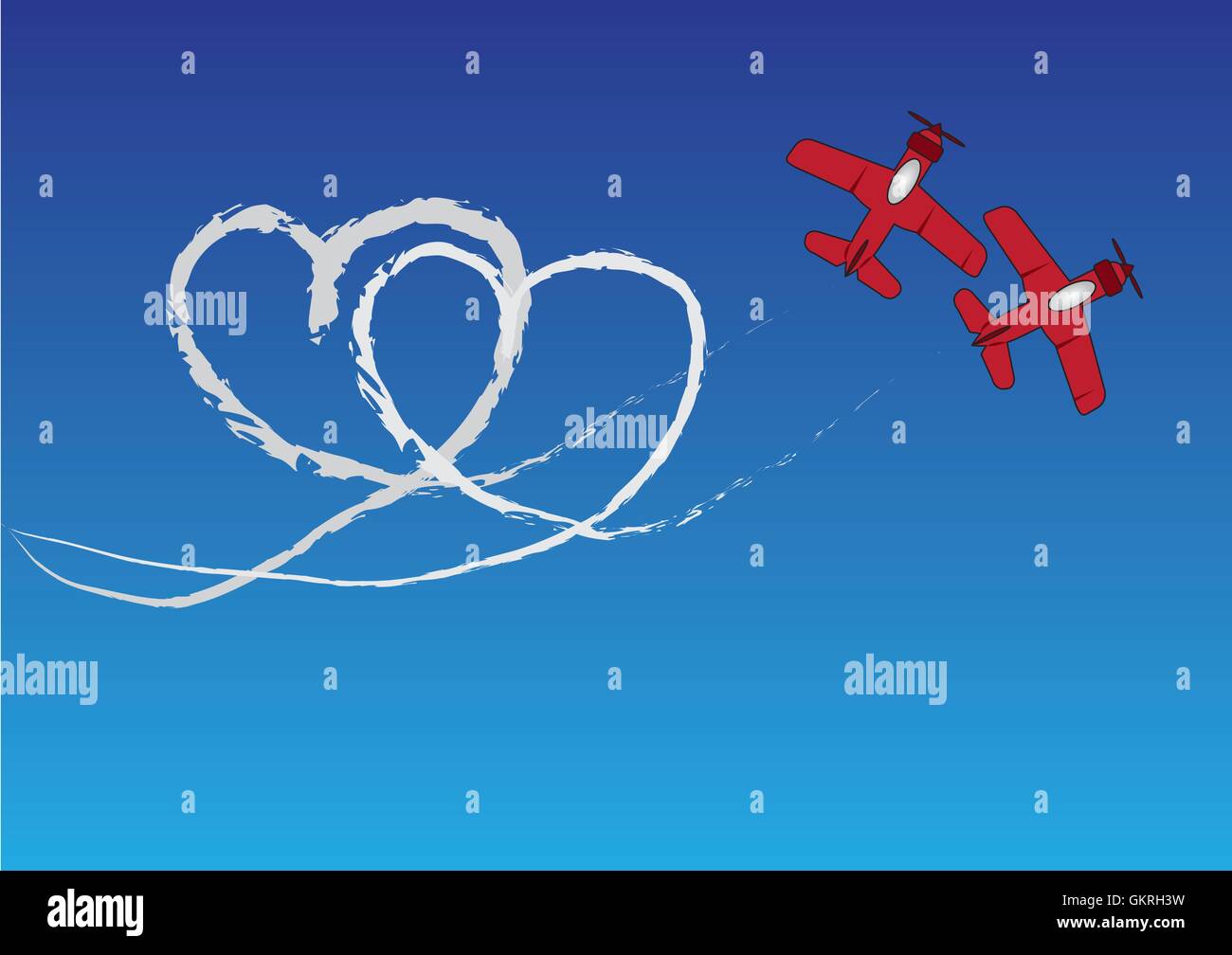 contrail vector love in love fell in love valentine aircraft aeroplane ...