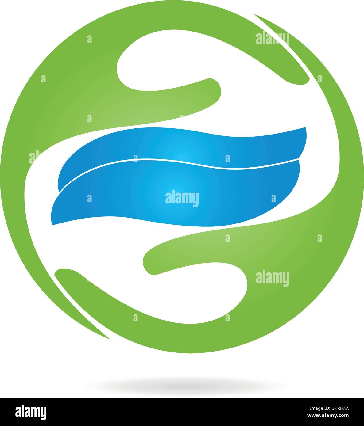 Clean water hands river Stock Vector Images - Alamy