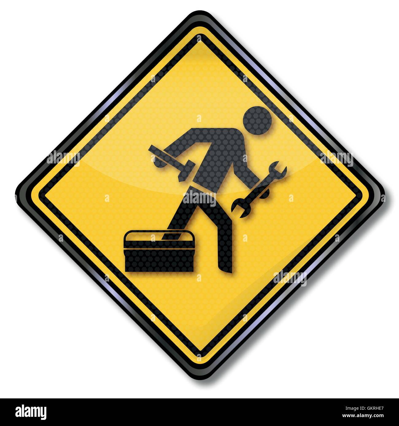 Arbeitsbeginn Stock Vector Images - Alamy