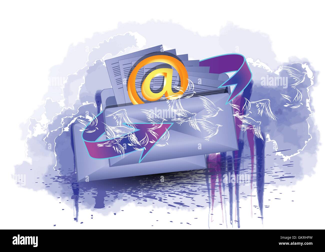 Draft of a letter Cut Out Stock Images & Pictures - Alamy